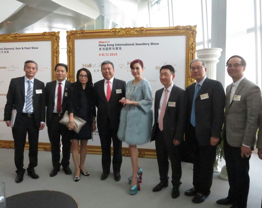 Chairman Dr. Adam Lau attended March Jewellery Show Press Conference as ...