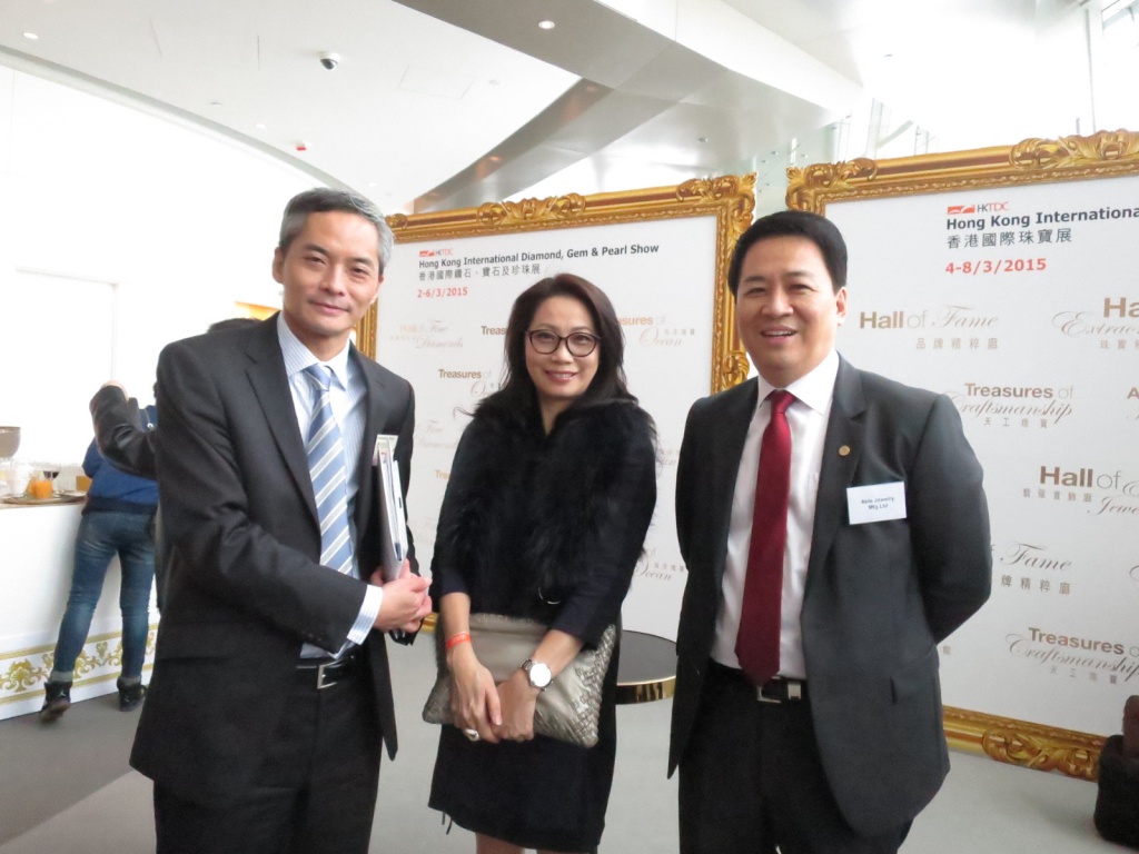 Chairman Dr. Adam Lau attended March Jewellery Show Press Conference as ...